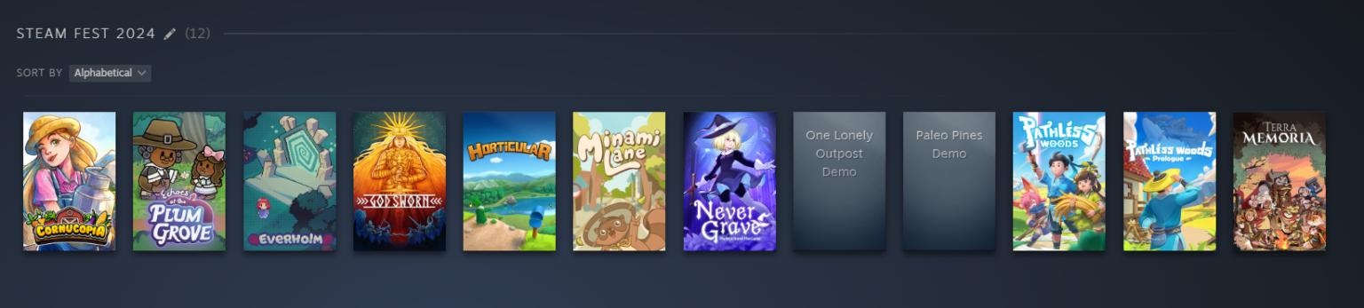 Steam Next Fest 2024 - { gamearella